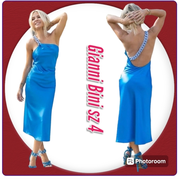 Gianni Bini | Dresses | Gianni Bini X Jess Shelby One Shoulder Chain ...